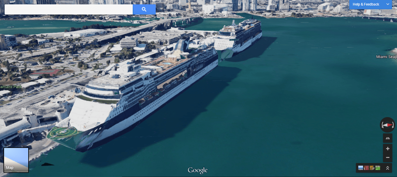 Cruise Ships in the new Google Maps | CruiseInd